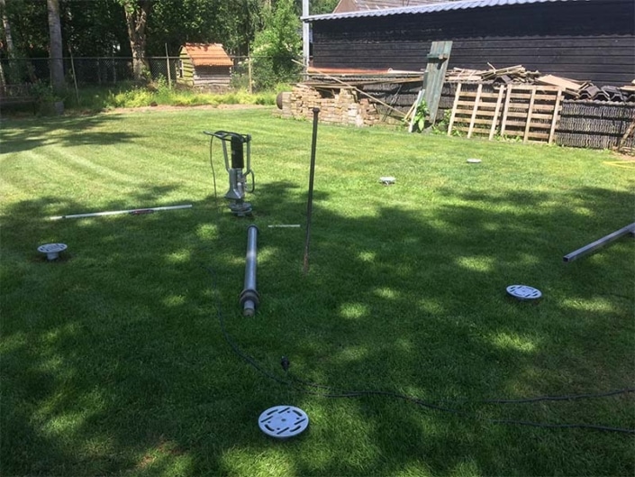 Fundering tiny house in Groningen - Van Aken Schroeffunderingen